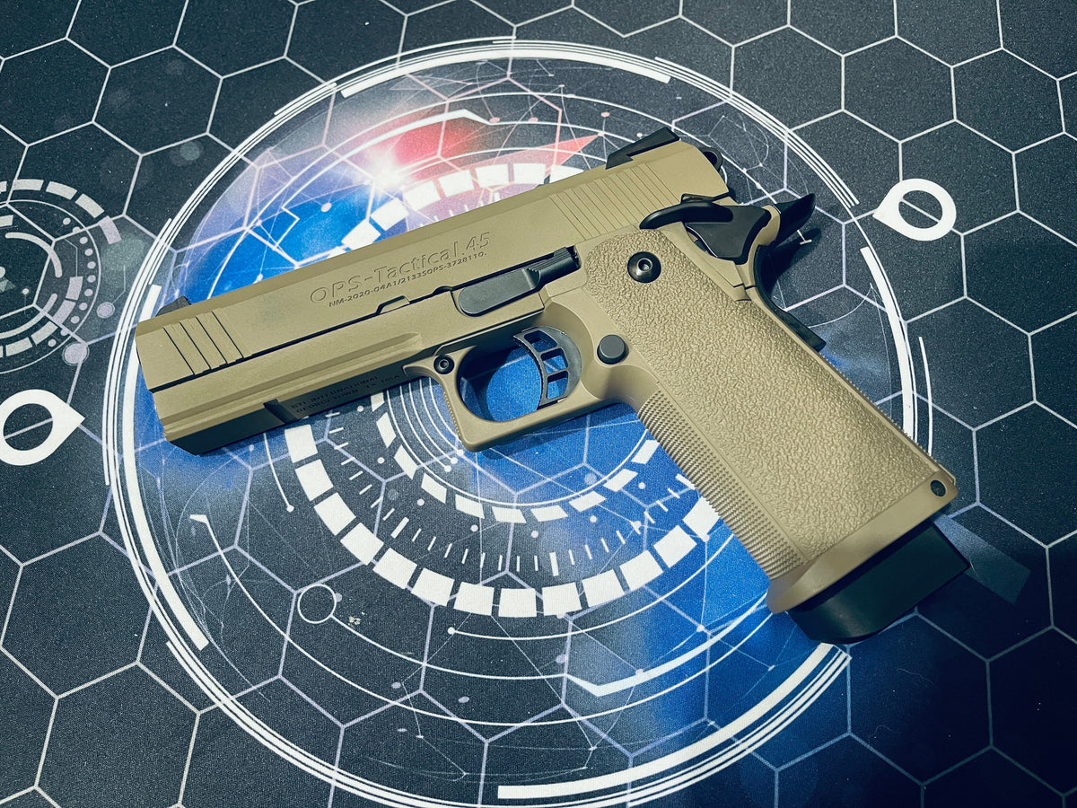 Guarder Custom Hi Capa 4.3 Ops-Tactical FDE Gas Pistol – Armoured Heaven