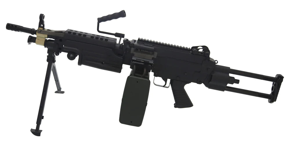 A&K Cybergun FN Licensed M249 MK2 PARA MINIMI SAW FULL METAL GEL BLAST ...