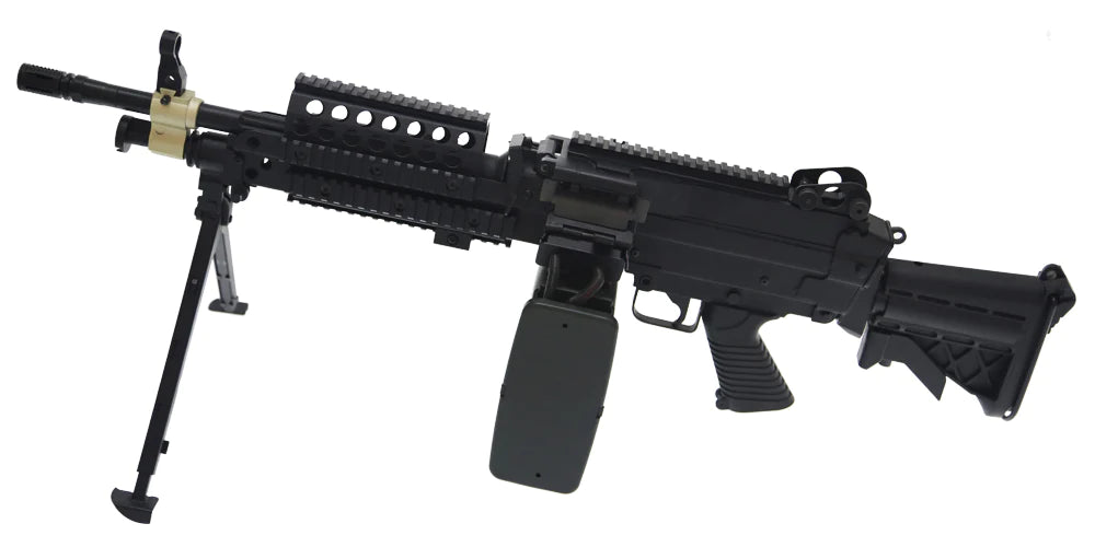 A&K Cybergun FN Licensed MK46 FULL METAL GEL BLASTER AEG Machine Gun ...