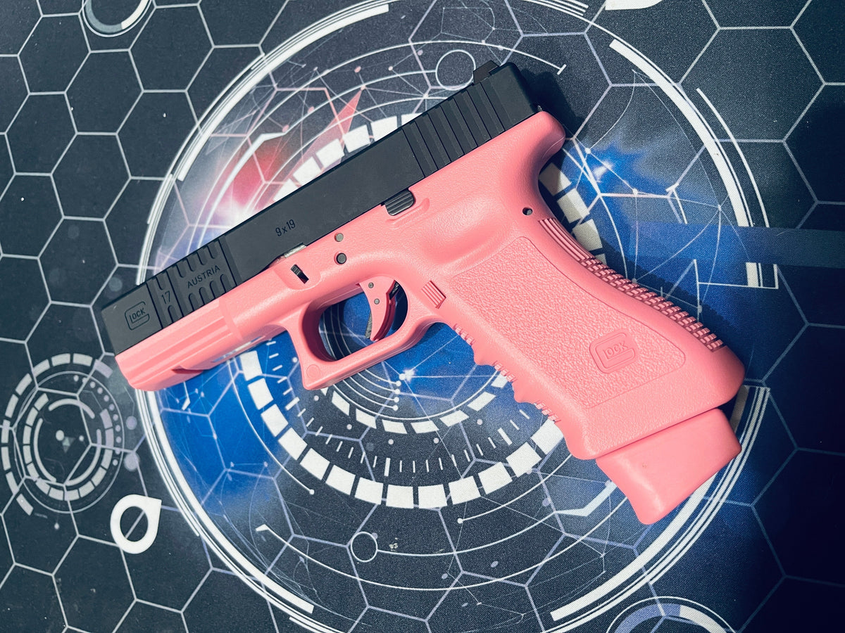 Custom Guarder Glock G17 Custom II 5-Hole "Lord Maker" Pink Gen 3 Gel ...