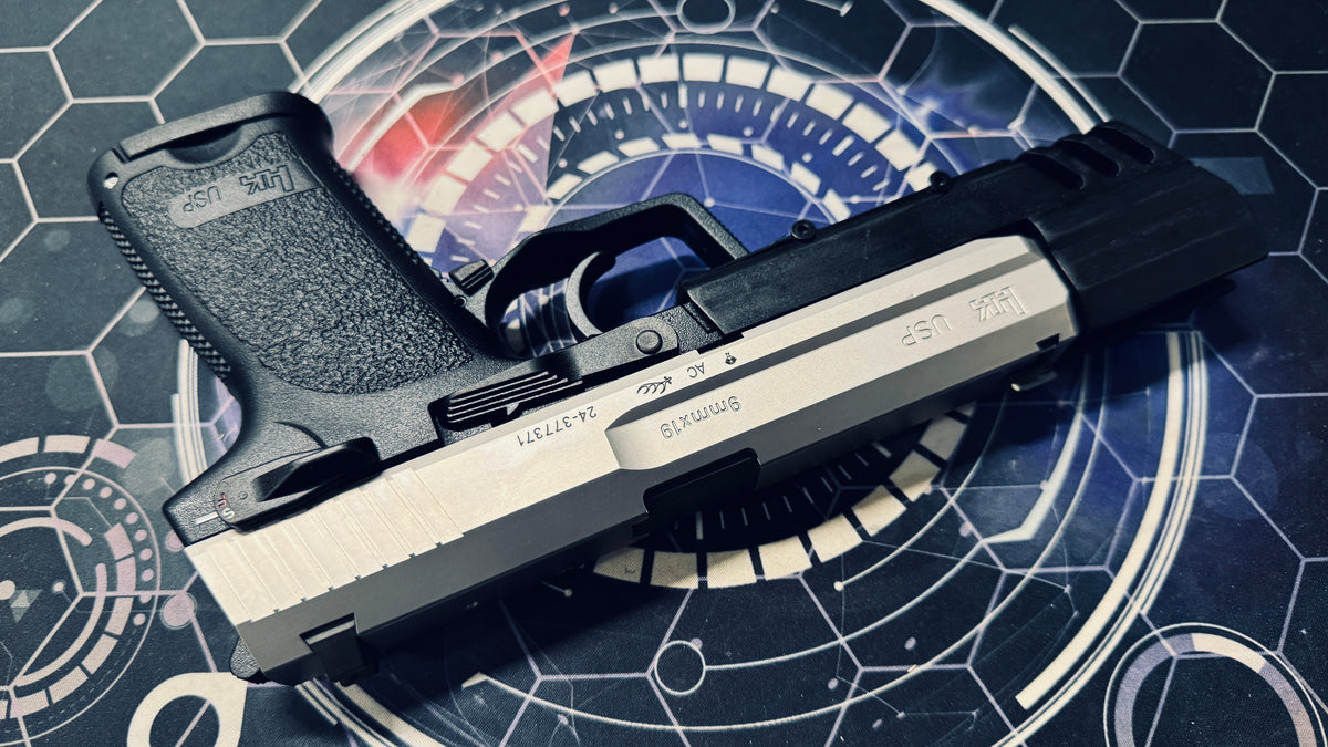 Custom Tokyo Marui / Guarder Stainless Steel USP Gel Blaster - Match C ...