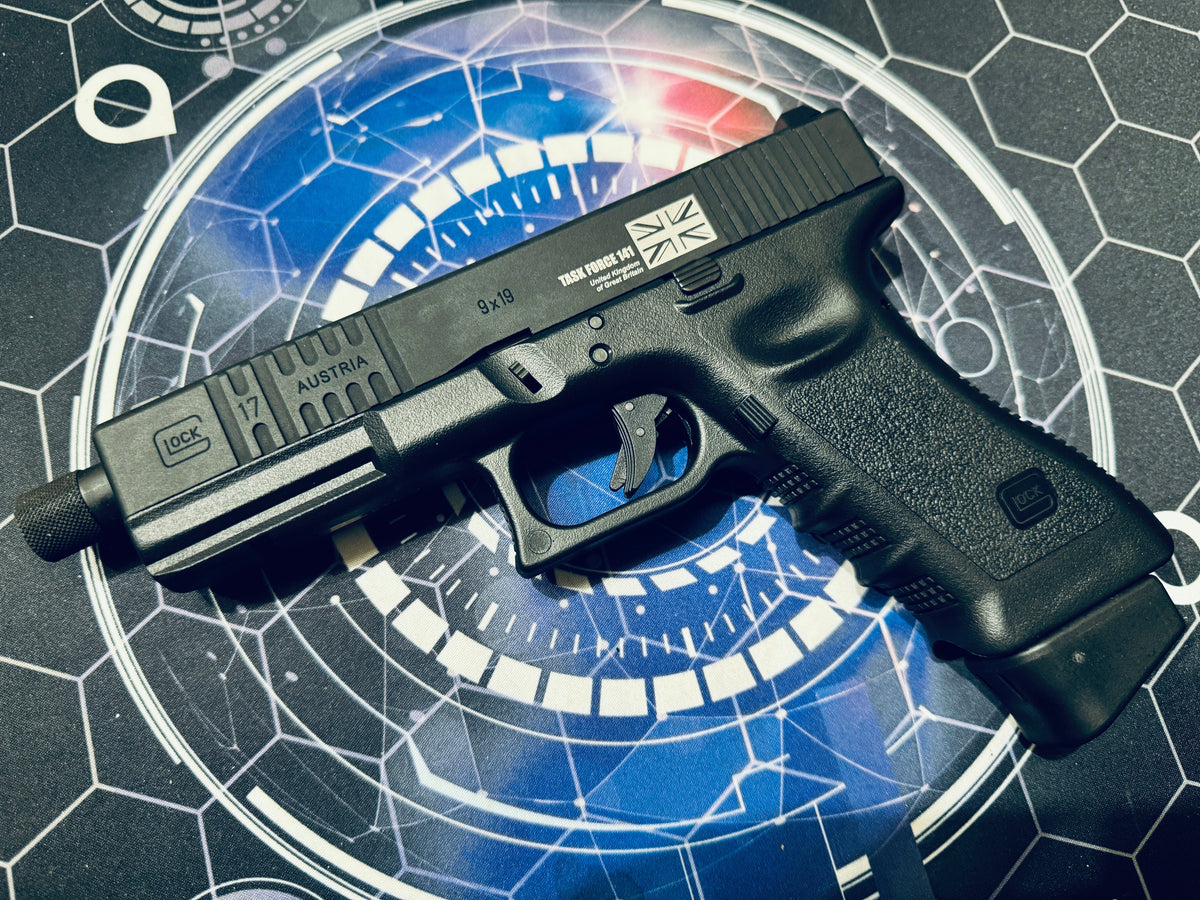 Guarder Glock G17 Gen 3 TF-141 Gel Blaster Tactical w/Red Dot Sight ...