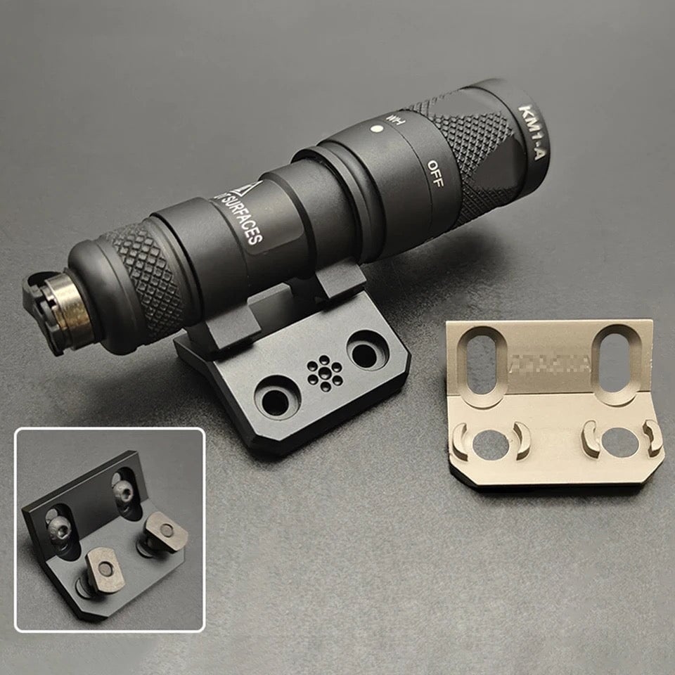 Tactical M300/M600 Flashlight Base MLOK Side Mounting Bracket ...