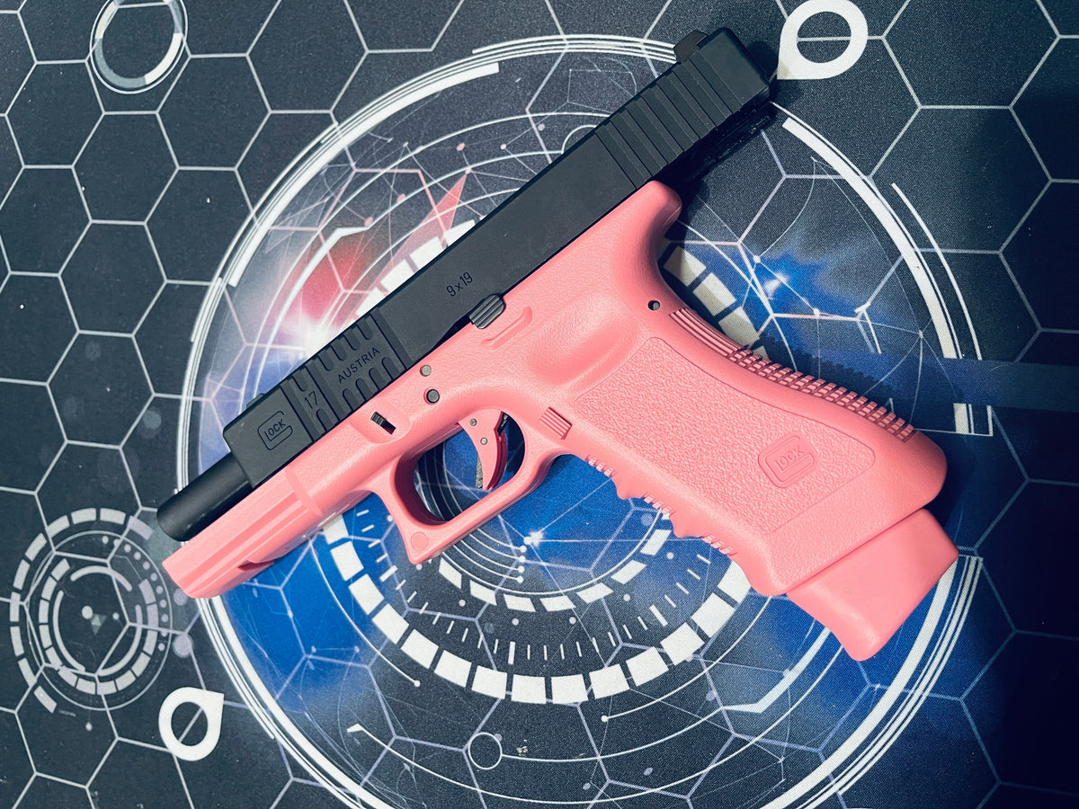 Custom Guarder Glock G17 Custom II 5-Hole "Lord Maker" Pink Gen 3 Gel ...