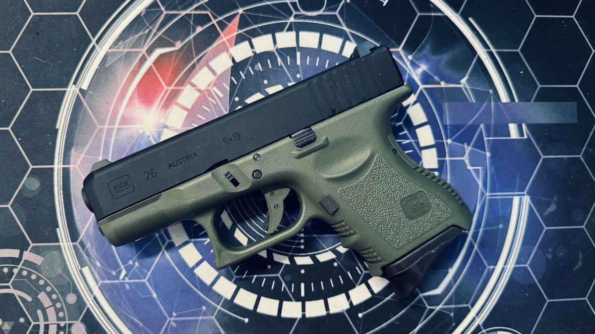 Custom Guarder Glock G26 Gen 3 Gel Blaster - Olive Drab – Armoured Heaven