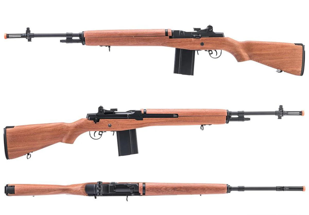 A&K M1A/M14 Full Size Gel Blaster AEG Rifle With Real Wood Stock ...