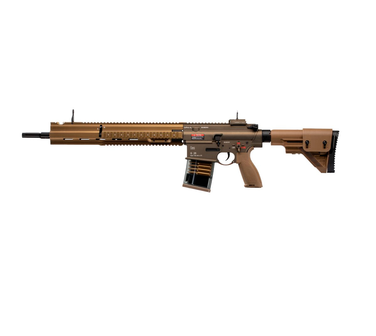 E&C HK G28 DMR Rifle AEG EC-204 TAN Gel Blaster – Armoured Heaven